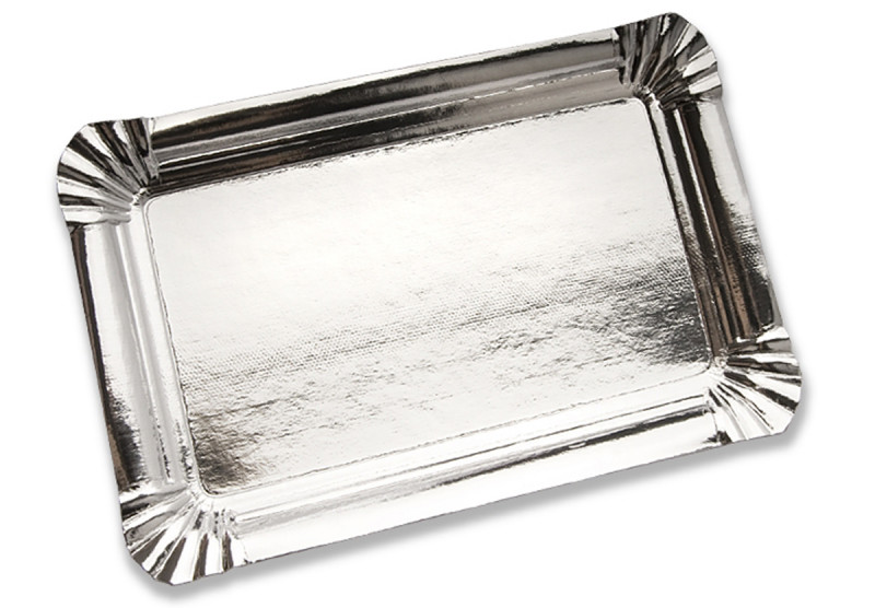 Ravier carton argenté 13x20cm (Paquet de 100) - achat et vente en ligne ...